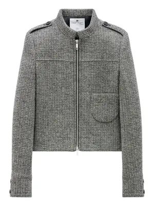 COURREGES Courrèges Caviar Wool Tailored Jacket