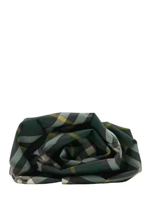Burberry Checkered Clutch - Green