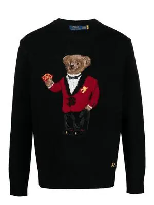 Polo Ralph Lauren Lunar New Year Polo Bear Wool Jumper - Black
