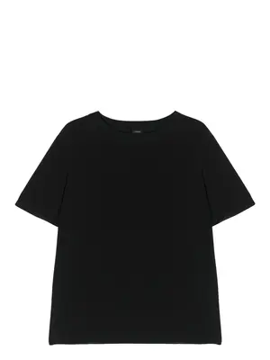 JOSEPH Rubin Crepe-de-soie T-shirt - Black