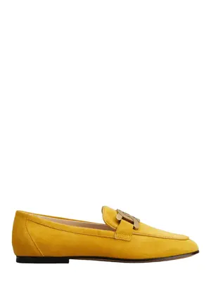 TOD'S Kate Logo-engraved Loafers - Yellow