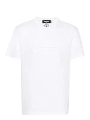 Dsquared2 Leaf Skater Cotton T-shirt - White
