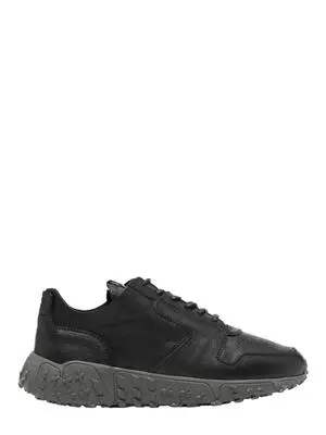 BUTTERO® Vinci Leather Sneakers - Black