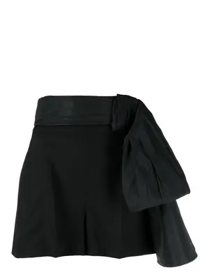 Alexander McQueen Bow-detail Tailored Shorts - Black