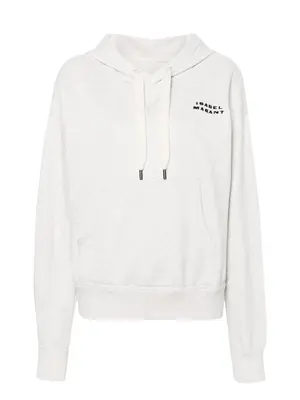 Isabel Marant ISABEL MARANT Sylla Mélange Jersey Hoodie Neutrals