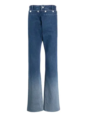 BOTTER Double-waistband Straight-leg Jeans - Blue