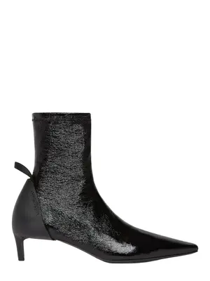 COURREGES Scuba 40mm Vinyl Boots - Black