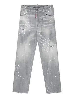 Dsquared2 Boston Straight-leg Jeans - Grey
