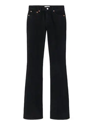 RE/DONE Mid-rise Bootcut Jeans - Black