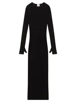 COURREGES Cut-out Maxi Dress - Black