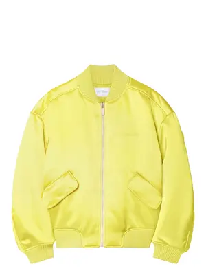 Off-White H Duchesse Bomber Jacket - Yellow