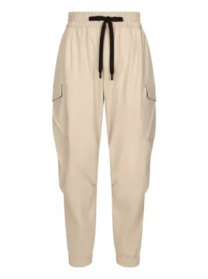 Dolce & Gabbana Logo-patch Drawstring Track Pants - Neutrals