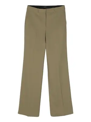 JOSEPH Morissey Tailored Trousers - Green