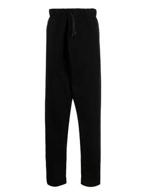 Transit Drawstring Tapered Trousers - Black
