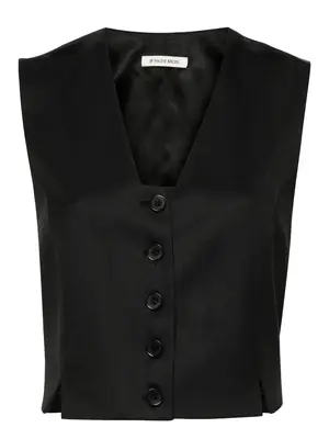 BY MALENE BIRGER Single-breasted Waistcoat - Black