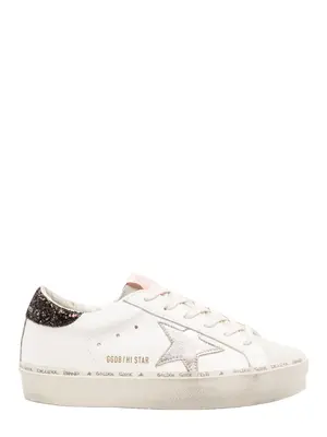 GOLDEN GOOSE Hi Star Platform Sneakers - White