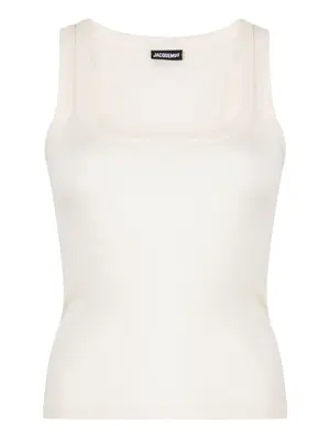JACQUEMUS Jacquemus Le Gros Grain Cotton Top
