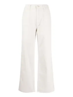 IZZUE Izzue Logo-Patch Twill Trousers