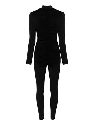 MAISON CLOSE Nuit Fauve Long-sleeves Jumpsuit - Black