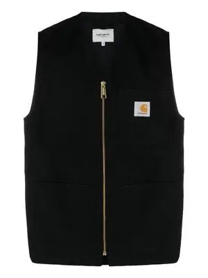 Carhartt Work In Progress Logo-patch Gilet - Black