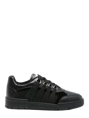 Moschino Panelled Sneakers - Black