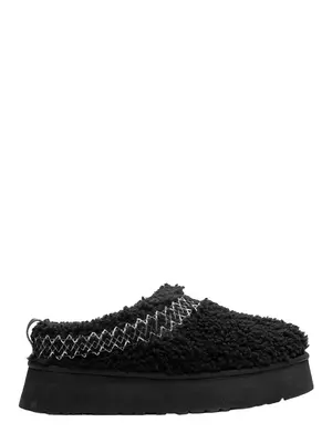 UGG Tazz Heritage Braid Slippers - Black