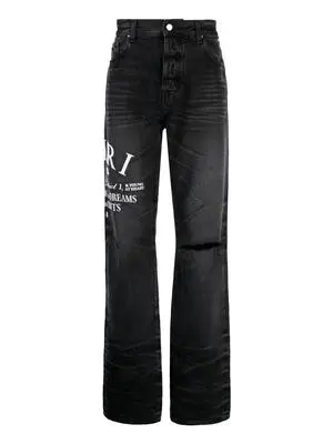 AMIRI AMIRI Arts District Straight-Leg Jeans