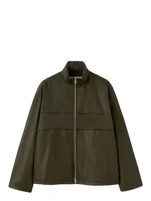 JIL SANDER Funnel-neck Padded Jacket - Green