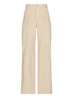 Palm Angels Slim Cargo Pants - Beige