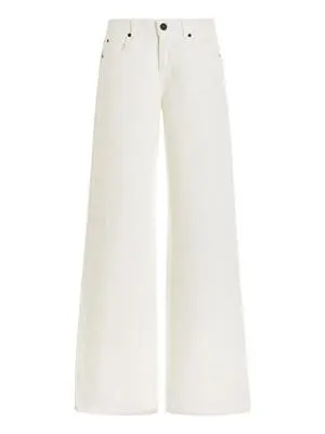 SLVRLAKE Mica Mid-Rise Wide-Leg Jeans