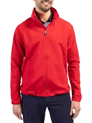Cutter & Buck Charter Full Zip Jacket - Red