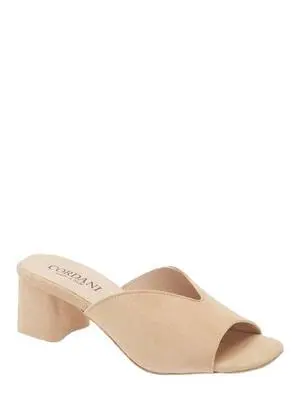 Cordani Pollie Suede Slide Sandal - Camoscio Cream