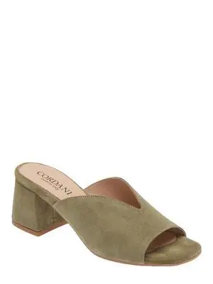 Cordani Cordani Pollie Suede Slide Sandal Ivy Suede