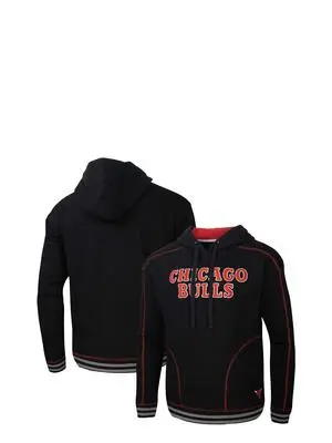 STADIUM ESSENTIALS Chicago Bulls Pullover Hoodie - Black