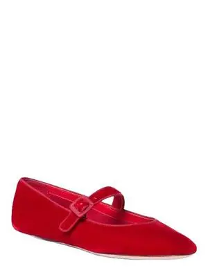 LOEFFLER RANDALL Ginger Mary Jane Flat - Red