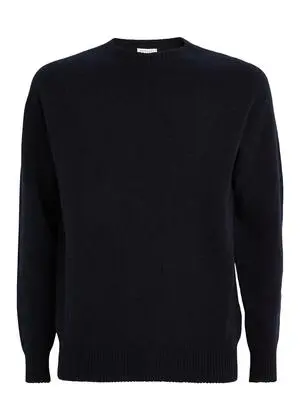 Sunspel Sunspel Lambswool Jumper Navy