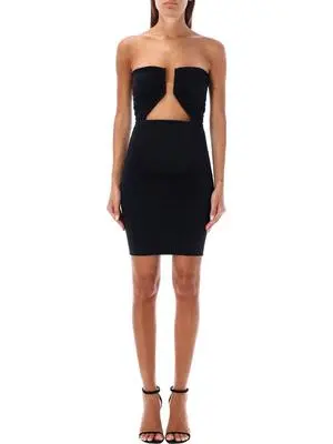 Rick Owens Prong Mini Dress - Black