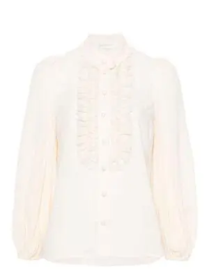 Zimmermann Cotton Blouse - Beige