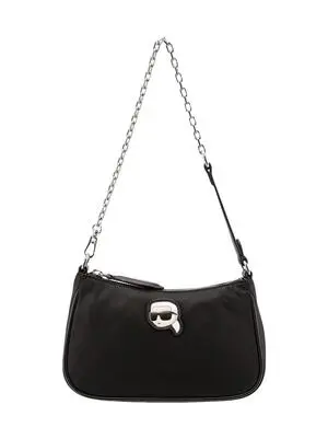 Karl Lagerfeld Mini Bag With Chain Strap - Black
