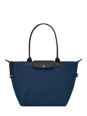 Longchamp Longchamp Le Pliage Green Recycled Canvas Tote Navy