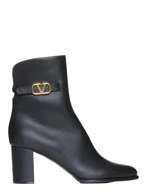 VALENTINO Valentino Garavani VLogo Signature Leather Boots