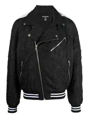 Balmain Casual Bomber Jacket - Black