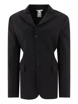 NENSI DOJAKA Serge Tailored Belted Jacket - Black