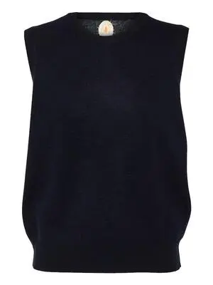 Jardin Des Orangers Wool And Cashmere Sweater Vest - Blue