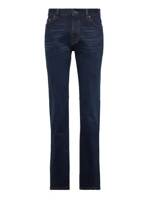 Zegna Roccia Low-rise Slim Jeans - Blue