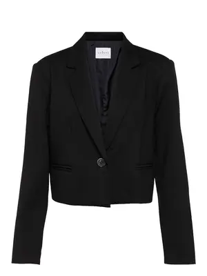 Velvet By Graham & Spencer Anya Cropped Blazer - Black