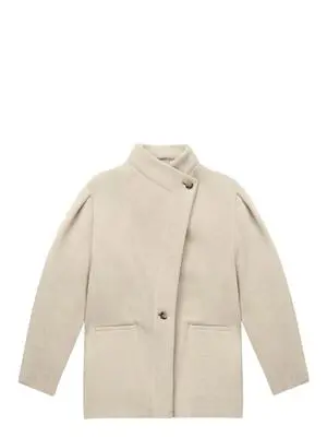 Isabel Marant Jabadi Wool Blend Jacket - Ecru