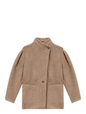 Isabel Marant Jabadi Wool Blend Jacket - Taupe