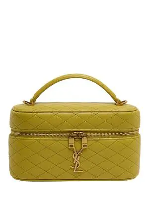 Saint Laurent Gabby Mini Vanity Case - Dark Chart