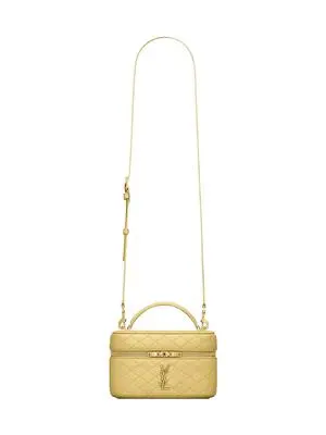 Saint Laurent Gabby Mini Vanity Case - Lemon